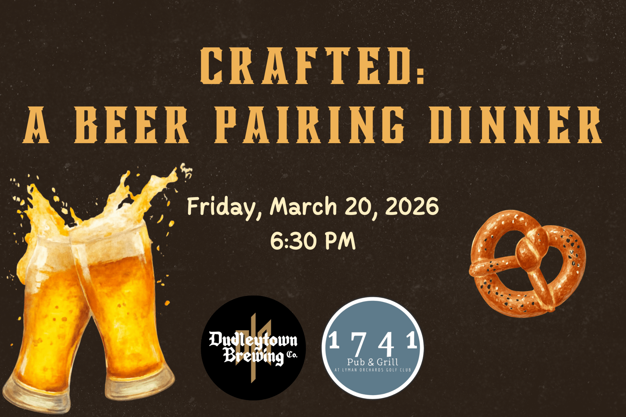 Crafted: A Beer Pairing Dinner at 1741 Pub & Grill | Lyman Orchards